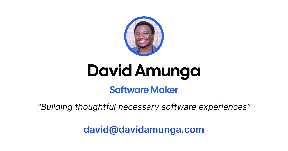 David Amunga
